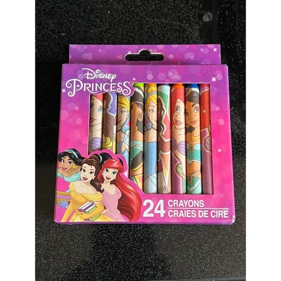 Disney | Toys | Disney Princes 24 Crayons Ariel Belle Jasmine New In ...